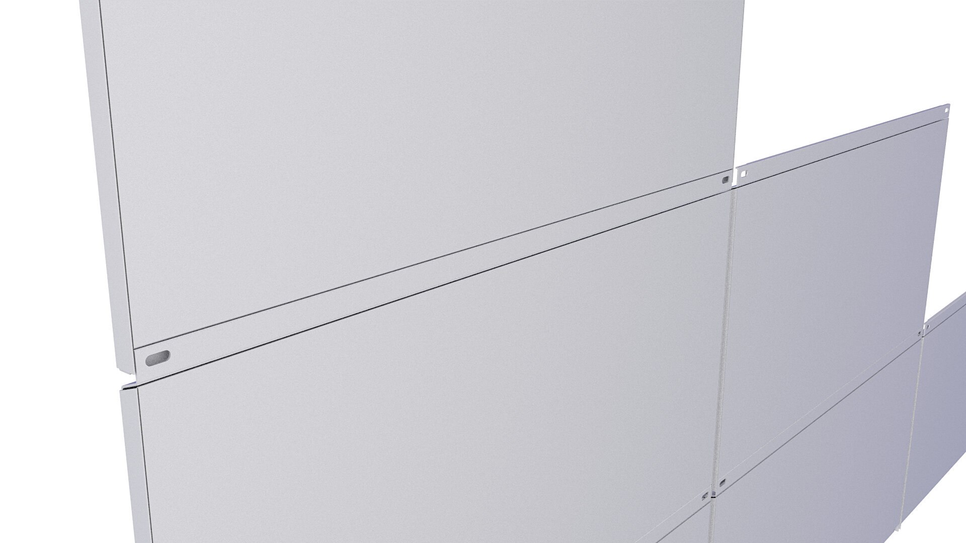 Metal Facade Panels 2 3D Model - TurboSquid 1715455