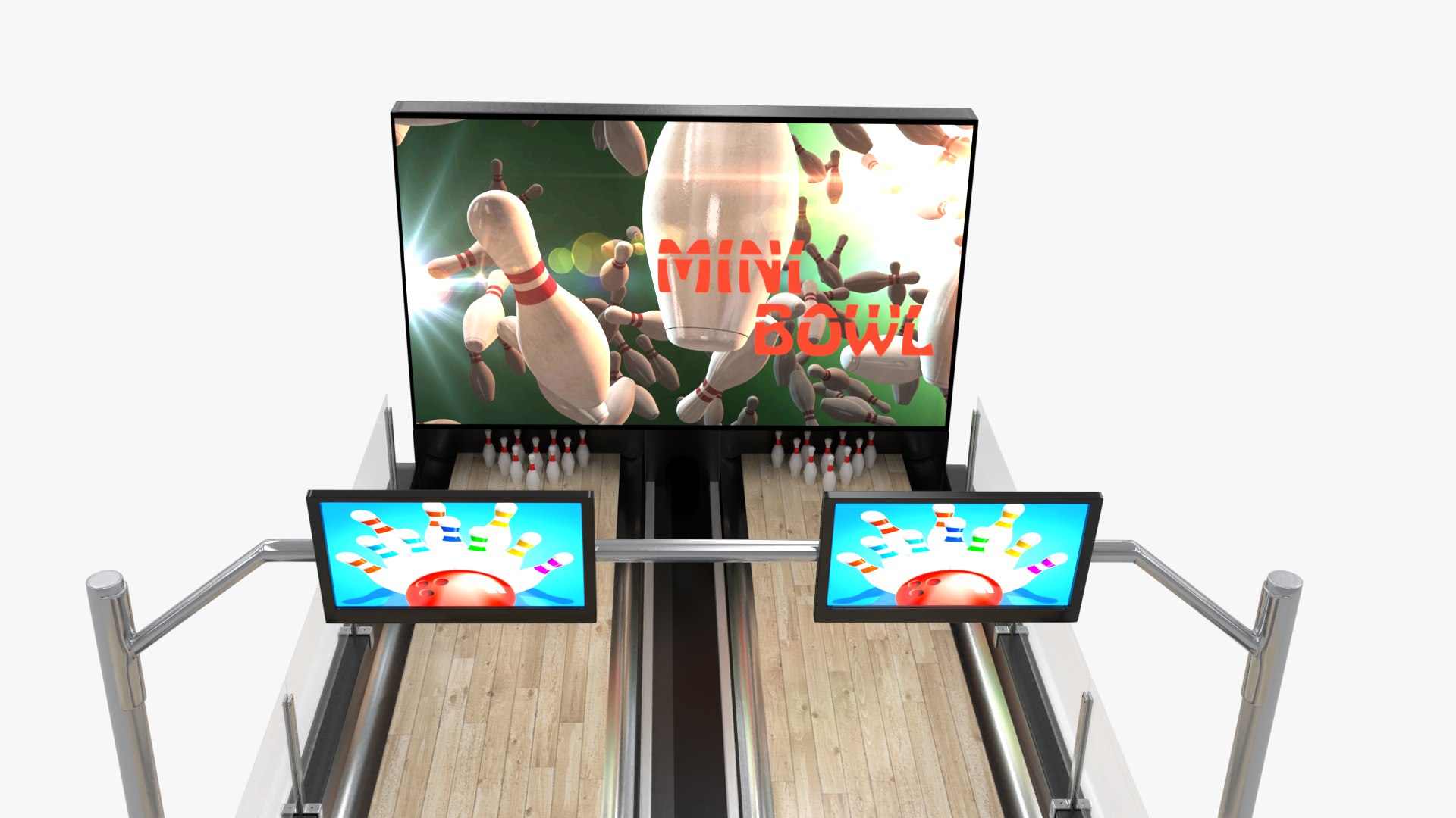 Mini Bowling System Model - TurboSquid 2193205