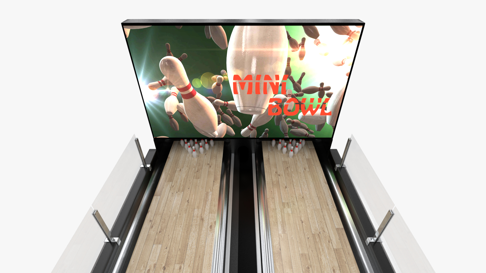 Mini Bowling System Model - TurboSquid 2193205