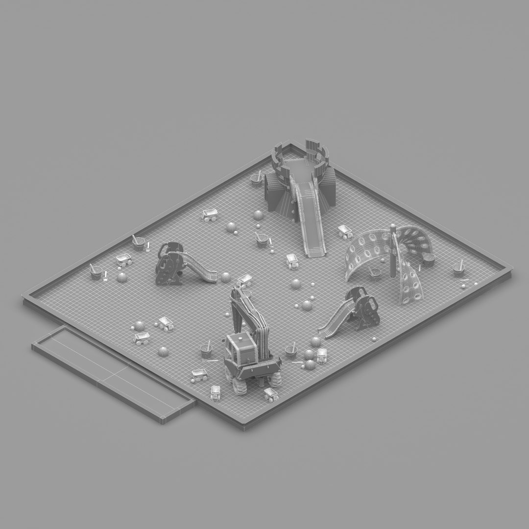Sand Box Model - TurboSquid 1770842