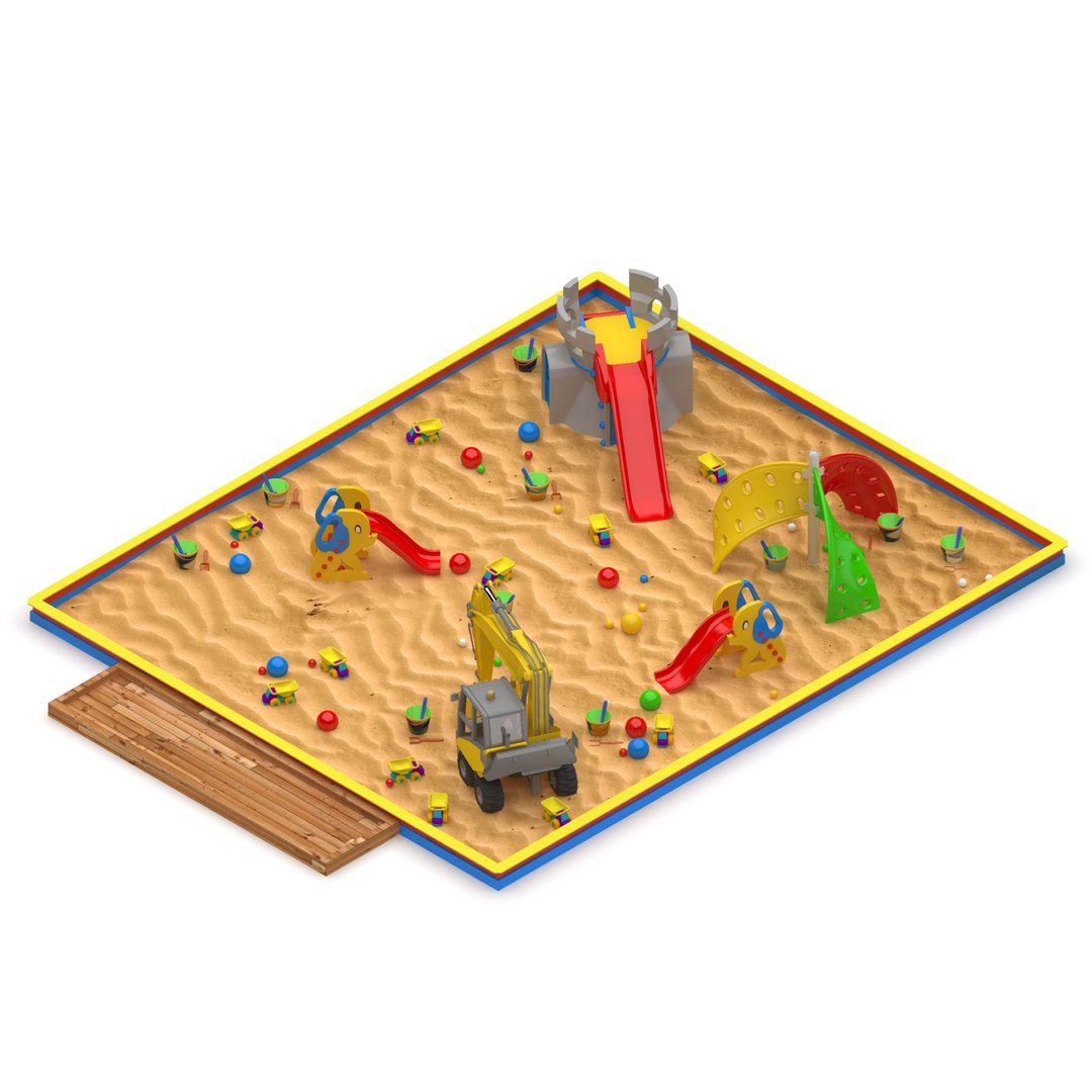 Sand Box Model - TurboSquid 1770842