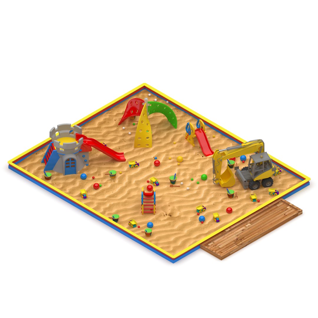 Sand Box Model - TurboSquid 1770842
