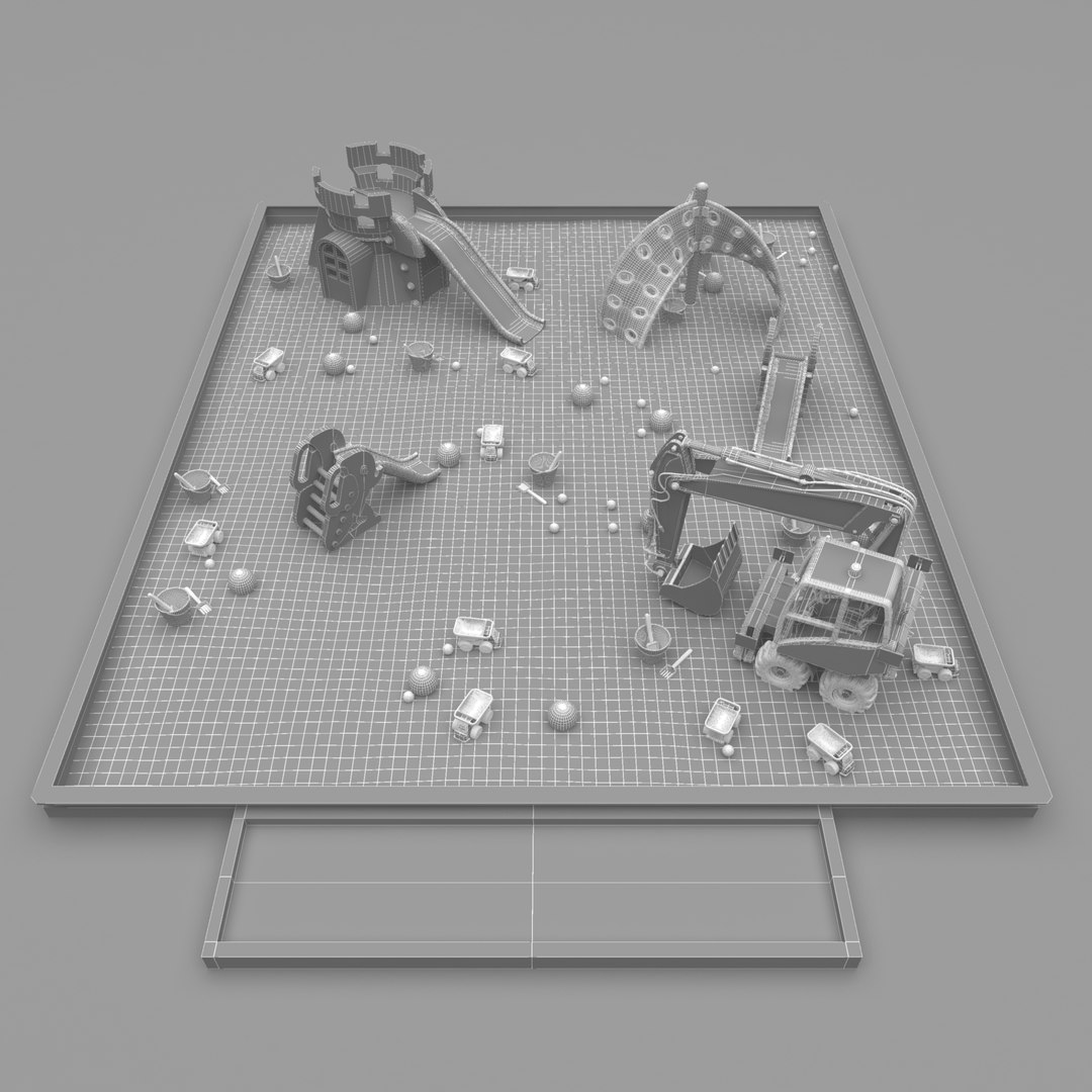 Sand Box Model - TurboSquid 1770842