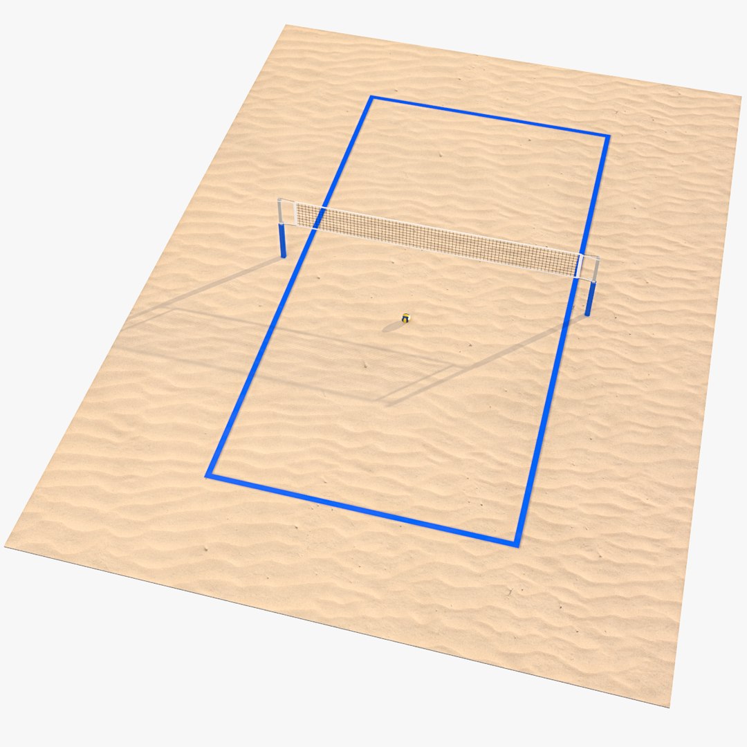 3D Volleyball Court 07 - TurboSquid 2055103
