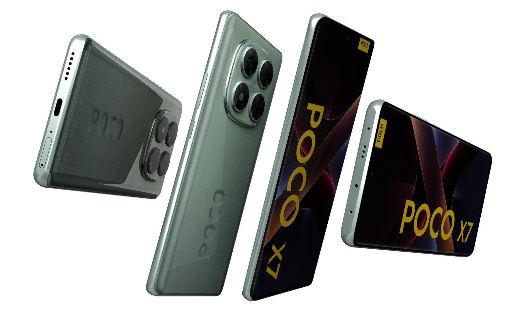 3D Xiaomi Poco X7 Green - TurboSquid 2342992