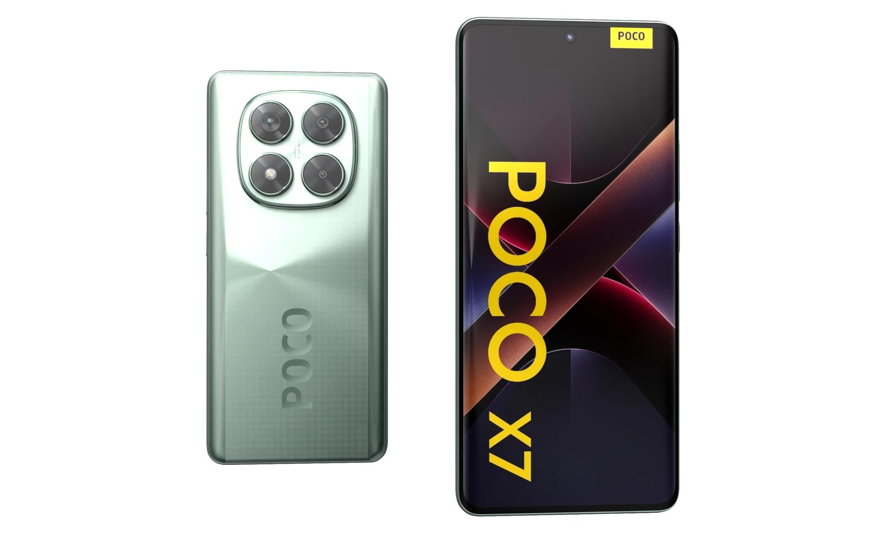 3D Xiaomi Poco X7 Green - TurboSquid 2342992