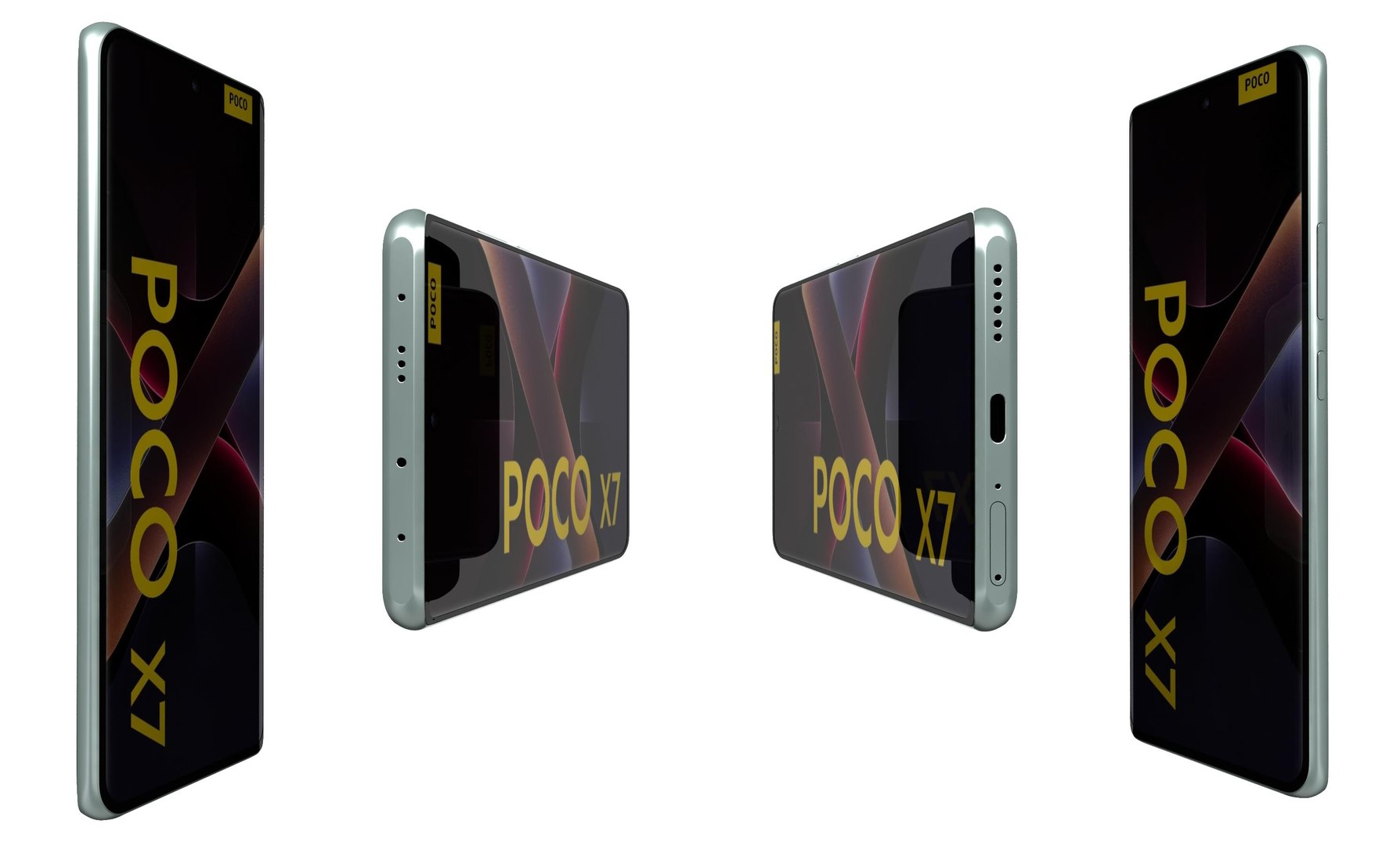 3D Xiaomi Poco X7 Green - TurboSquid 2342992