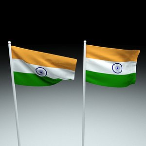 Indian Flag 3D Models for Download | TurboSquid