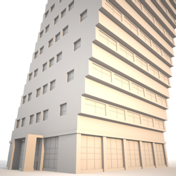 3d buildings shape numbers construction model