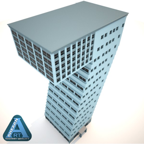 3d buildings shape numbers construction model