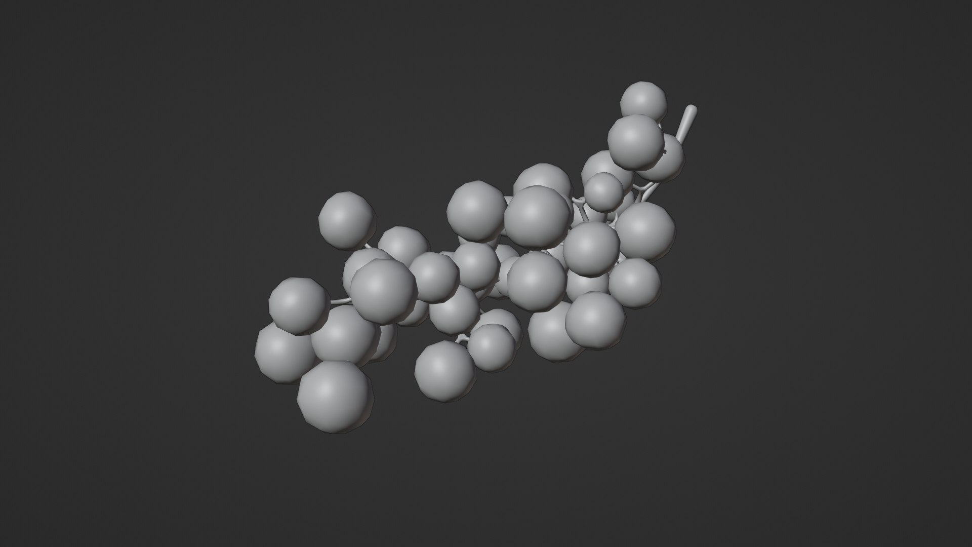 3D Set of Low Poly Grapes model - TurboSquid 2124125