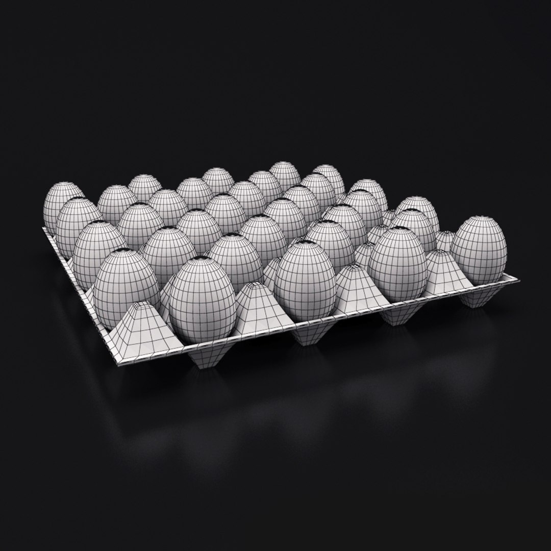 3d Model Egg Tray