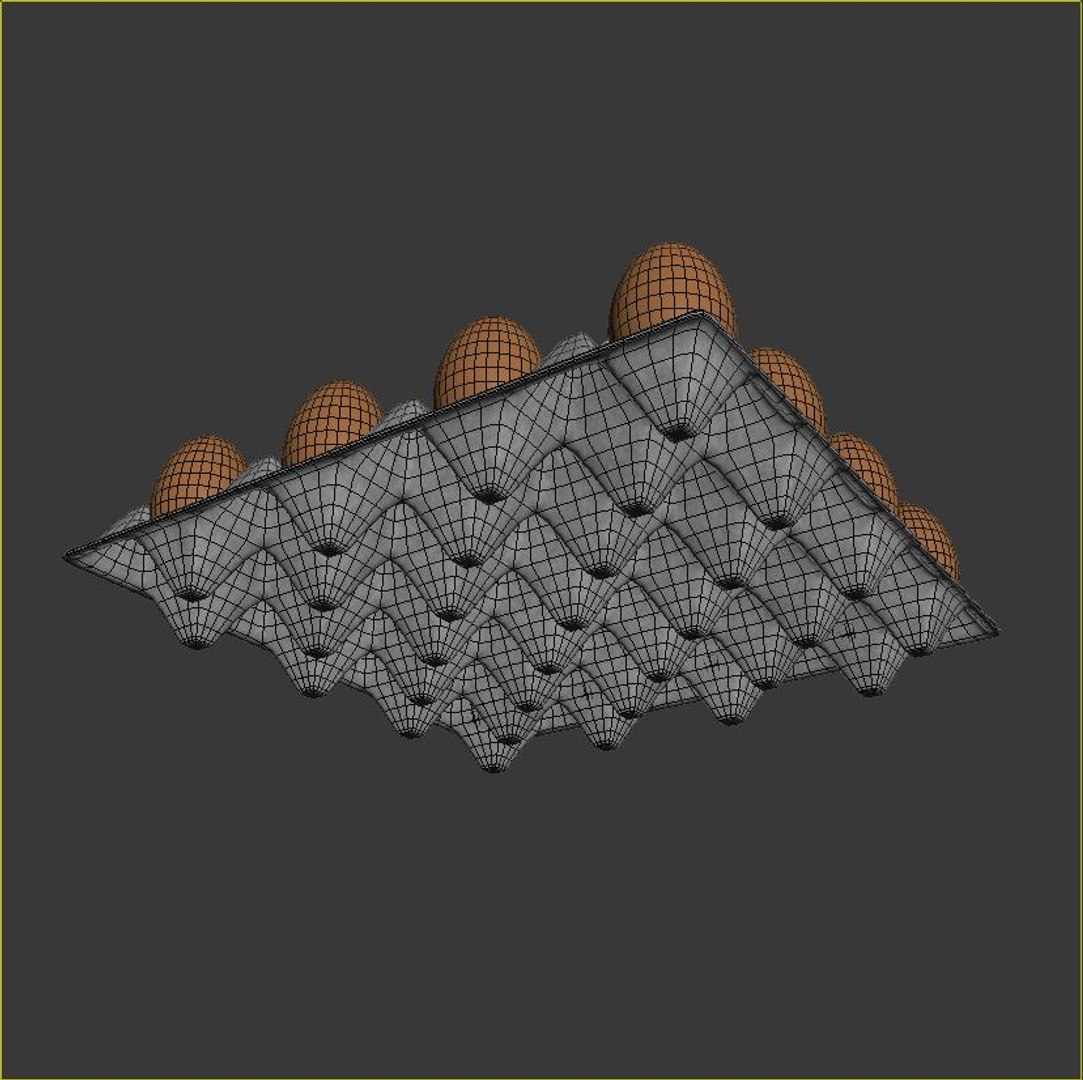 3d Model Egg Tray