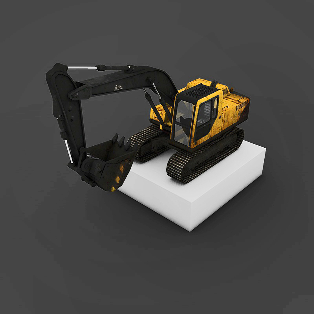 3d Model Excavator