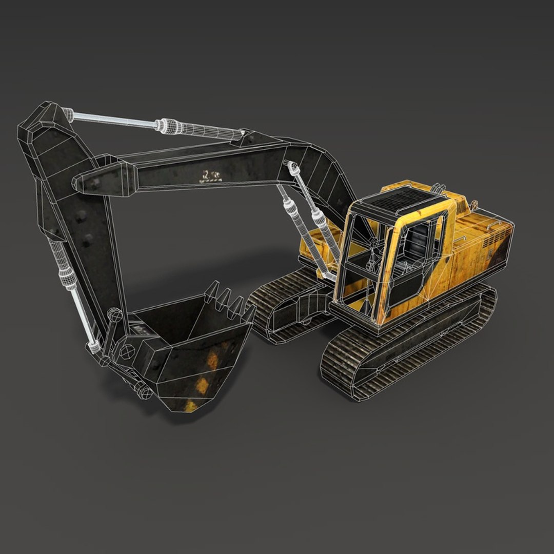 3d Model Excavator