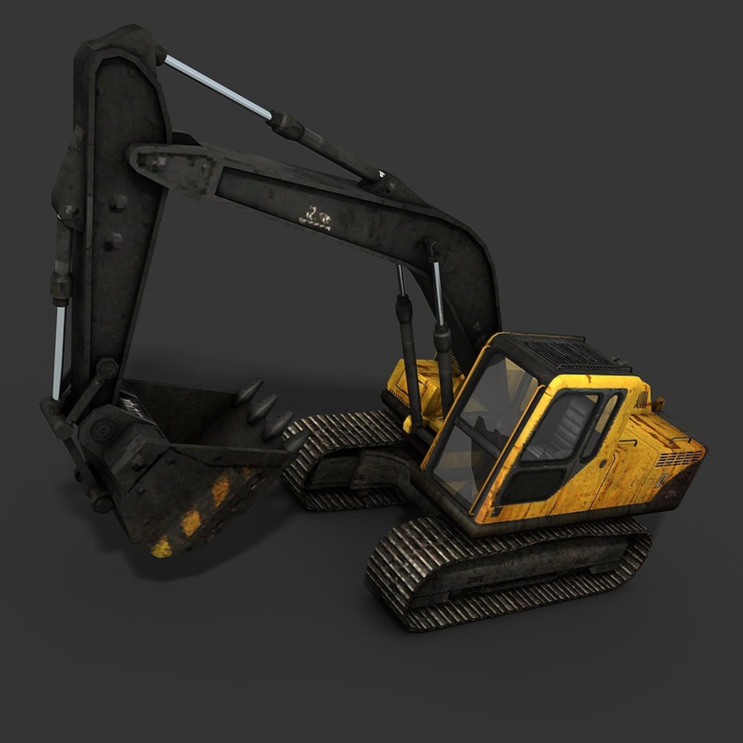 3d Model Excavator