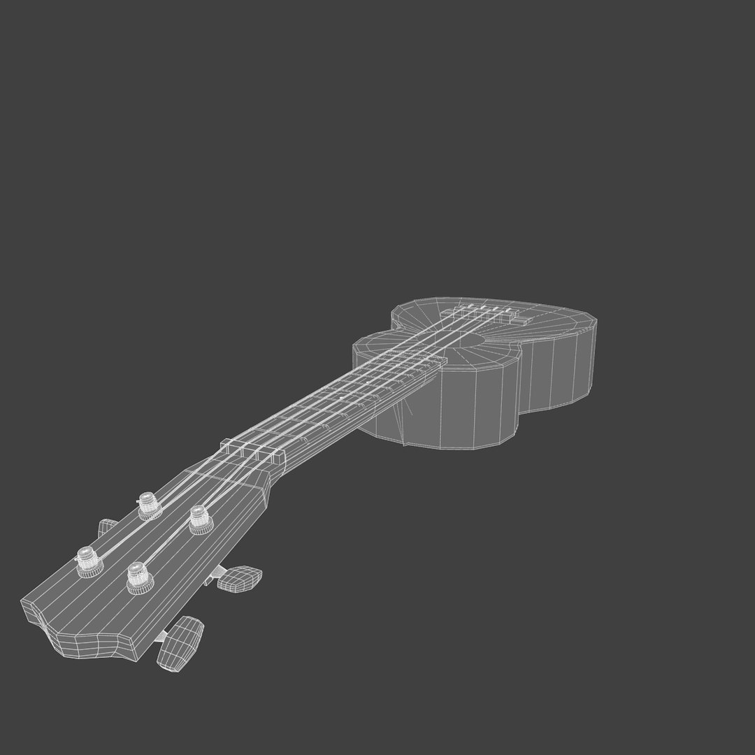 3d Ukulele Model
