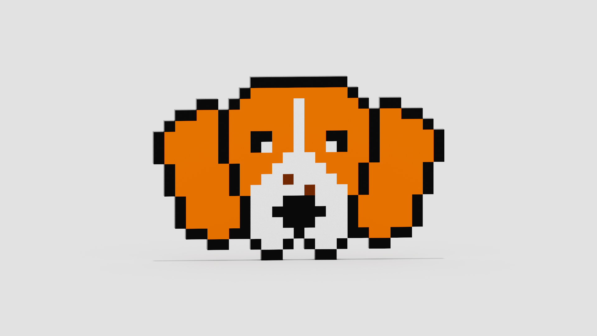 Pixel Beagle Symbol 3D - TurboSquid 1900024