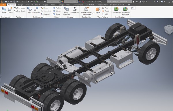 Actros truck Chassis 3d model3D模型 - TurboSquid 1957158