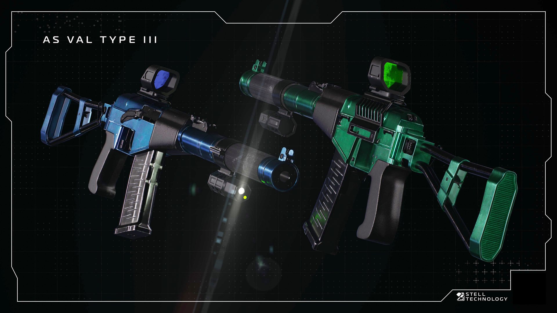 AS VAL TYPE III w MODULE SET 1 STELL TECH 3D - TurboSquid 2038101