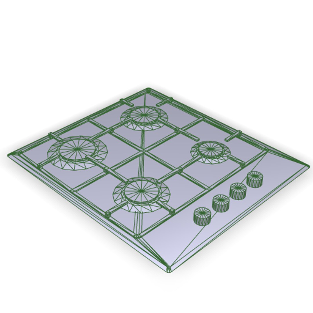Cooktop hob simfer h60q40b411 3D model - TurboSquid 1546887
