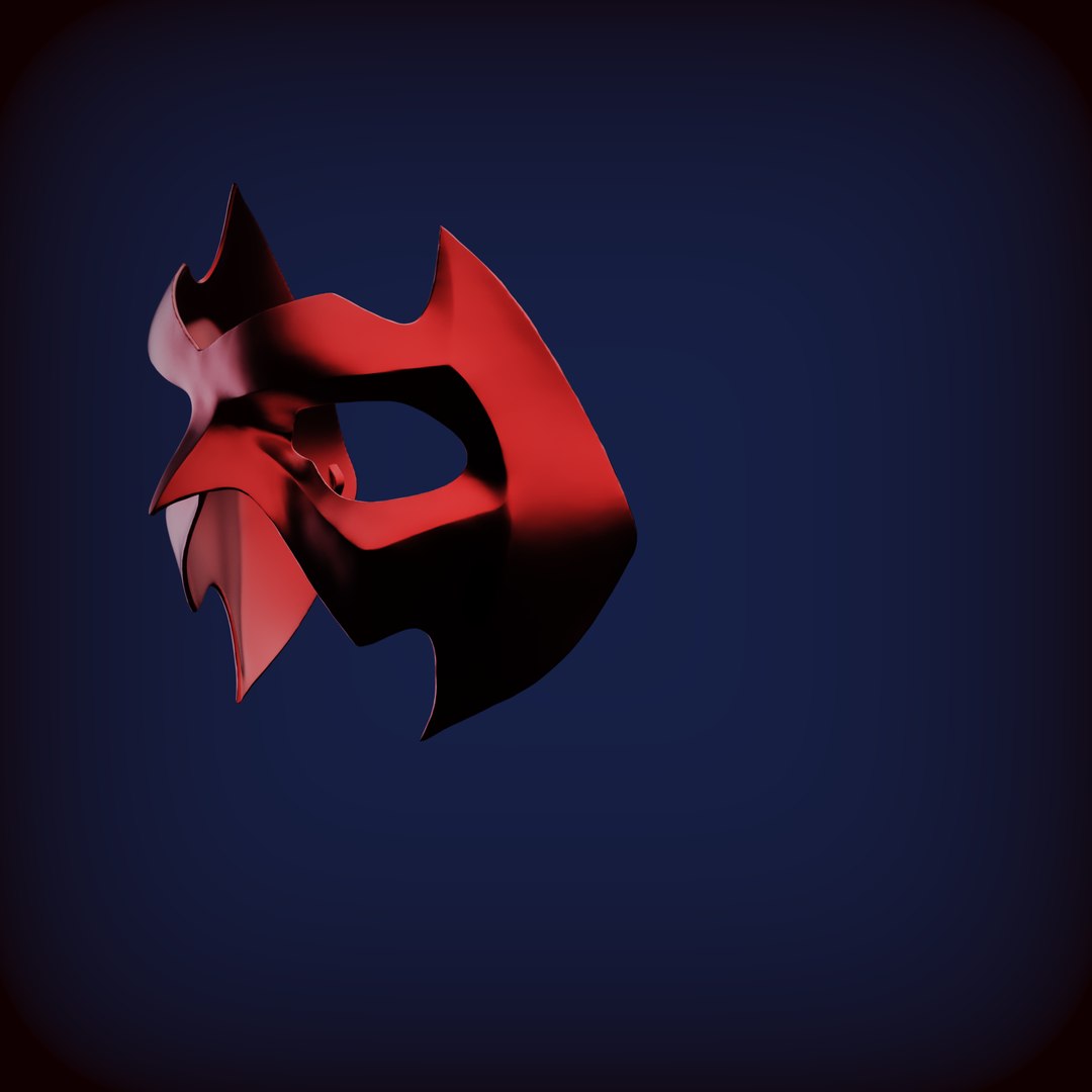 Super hero mask 3D model - TurboSquid 2058036
