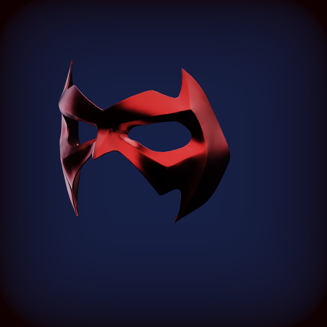 Super hero mask 3D model - TurboSquid 2058036