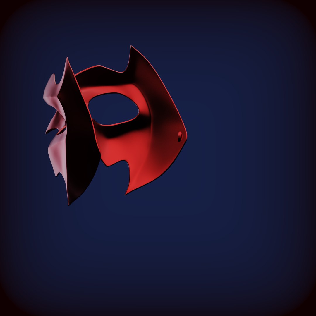 Super hero mask 3D model - TurboSquid 2058036