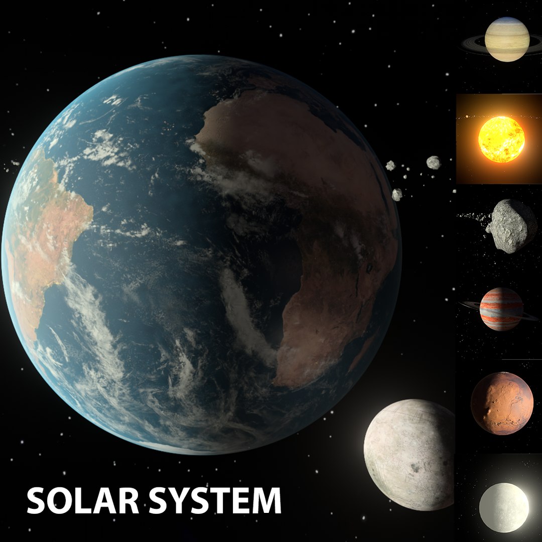 Solar System 3D Model - TurboSquid 1726701