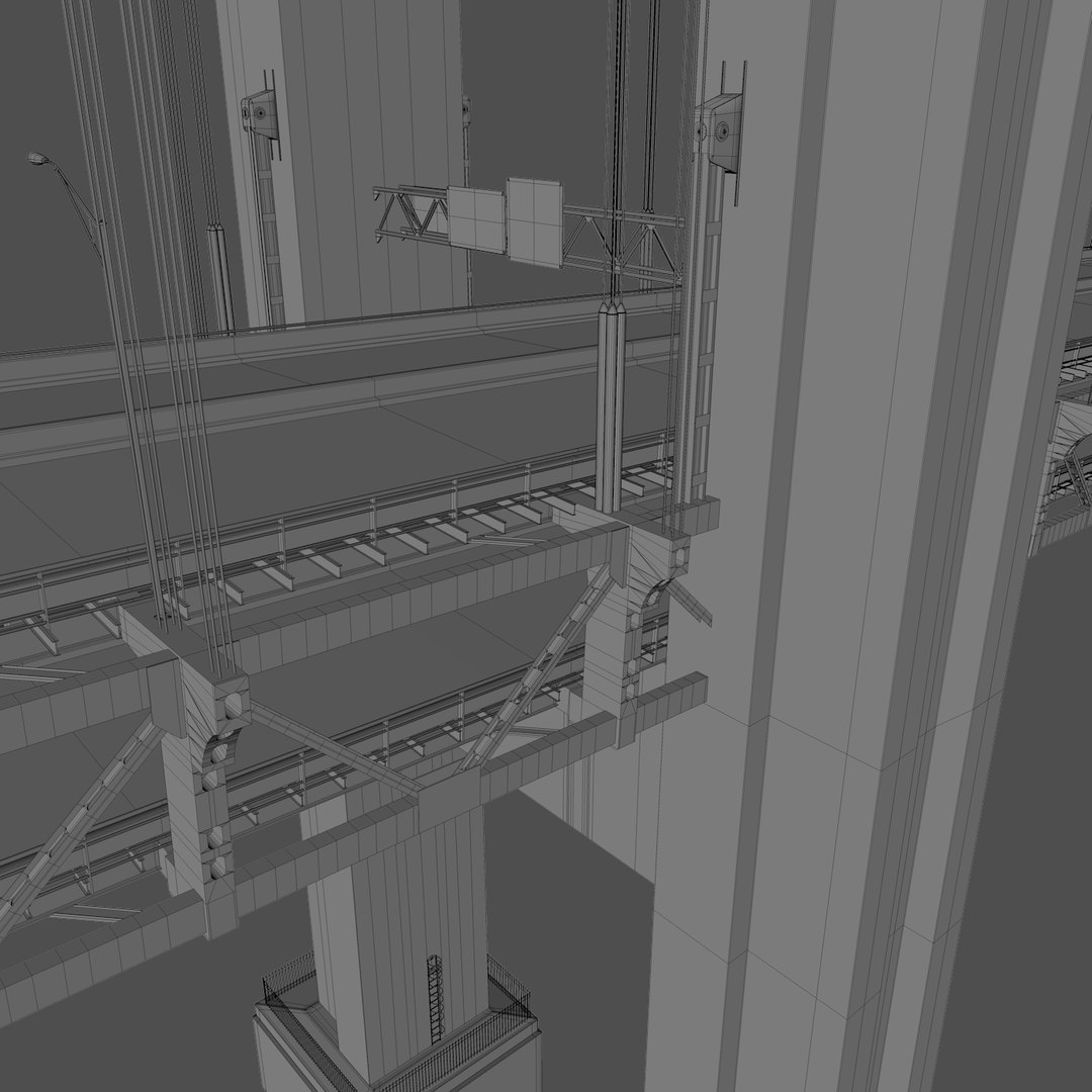 Verrazano Narrows Bridge 3d Model