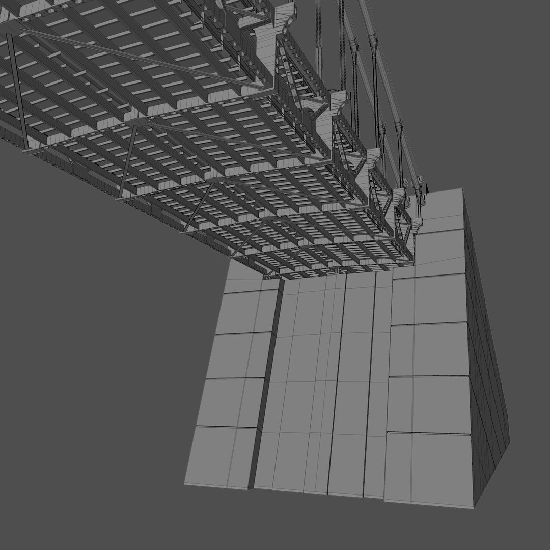 Verrazano Narrows Bridge 3d Model