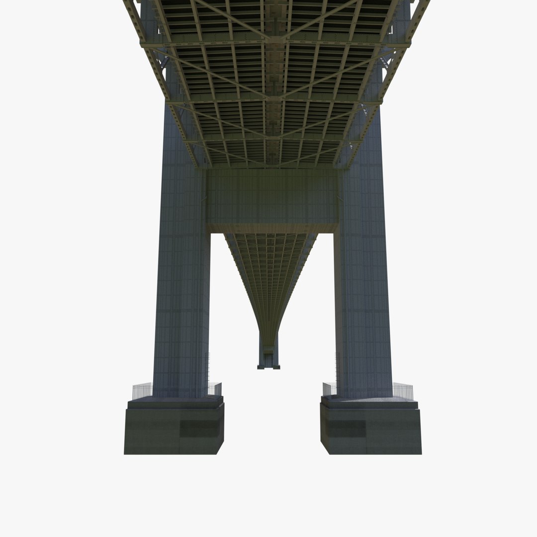 Verrazano Narrows Bridge 3d Model