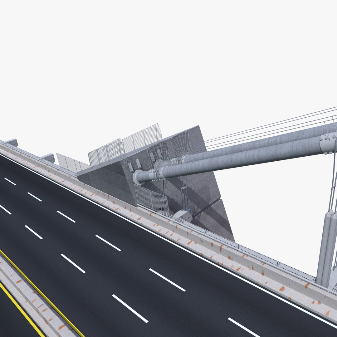 Verrazano Narrows Bridge 3d Model