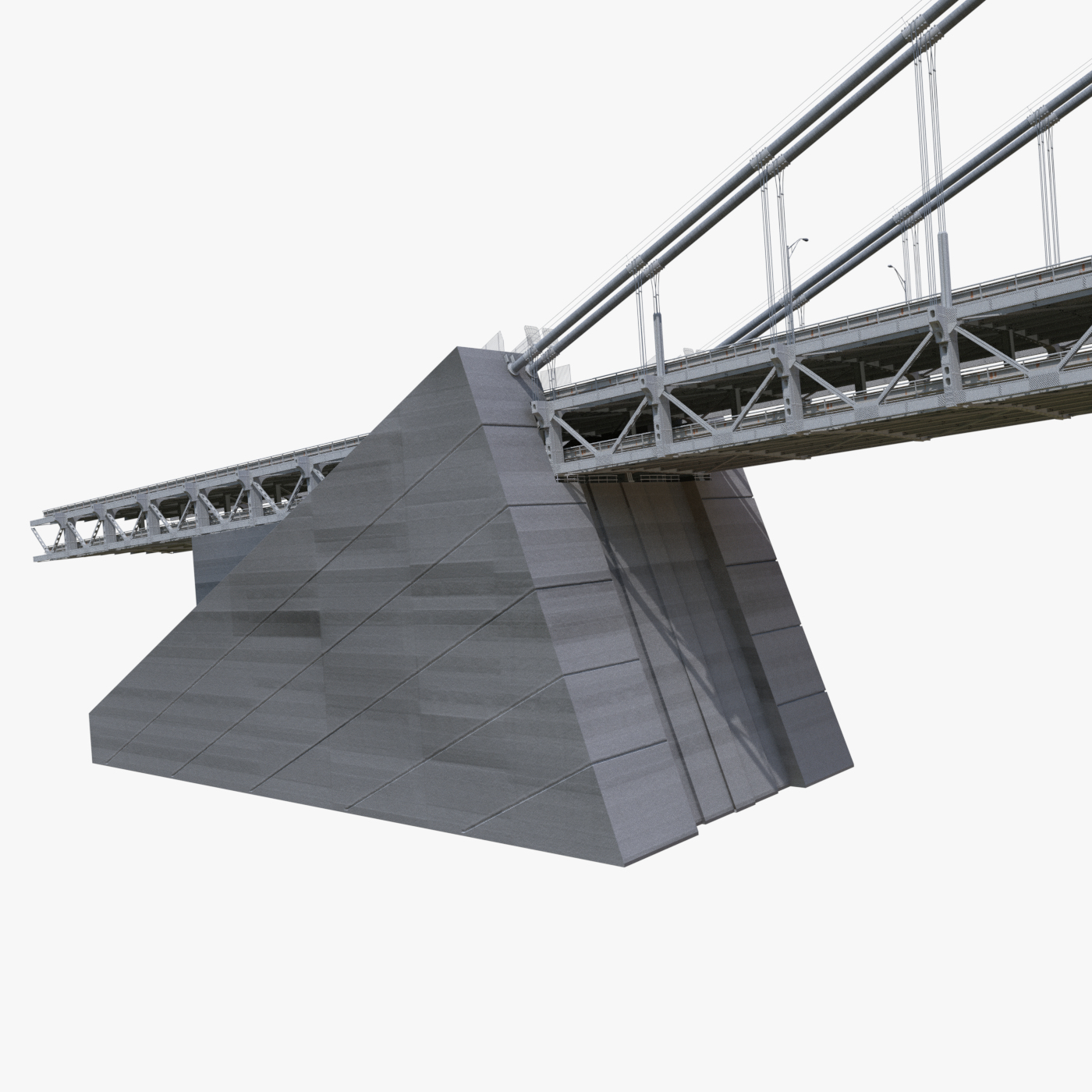 verrazano narrows bridge 3d model