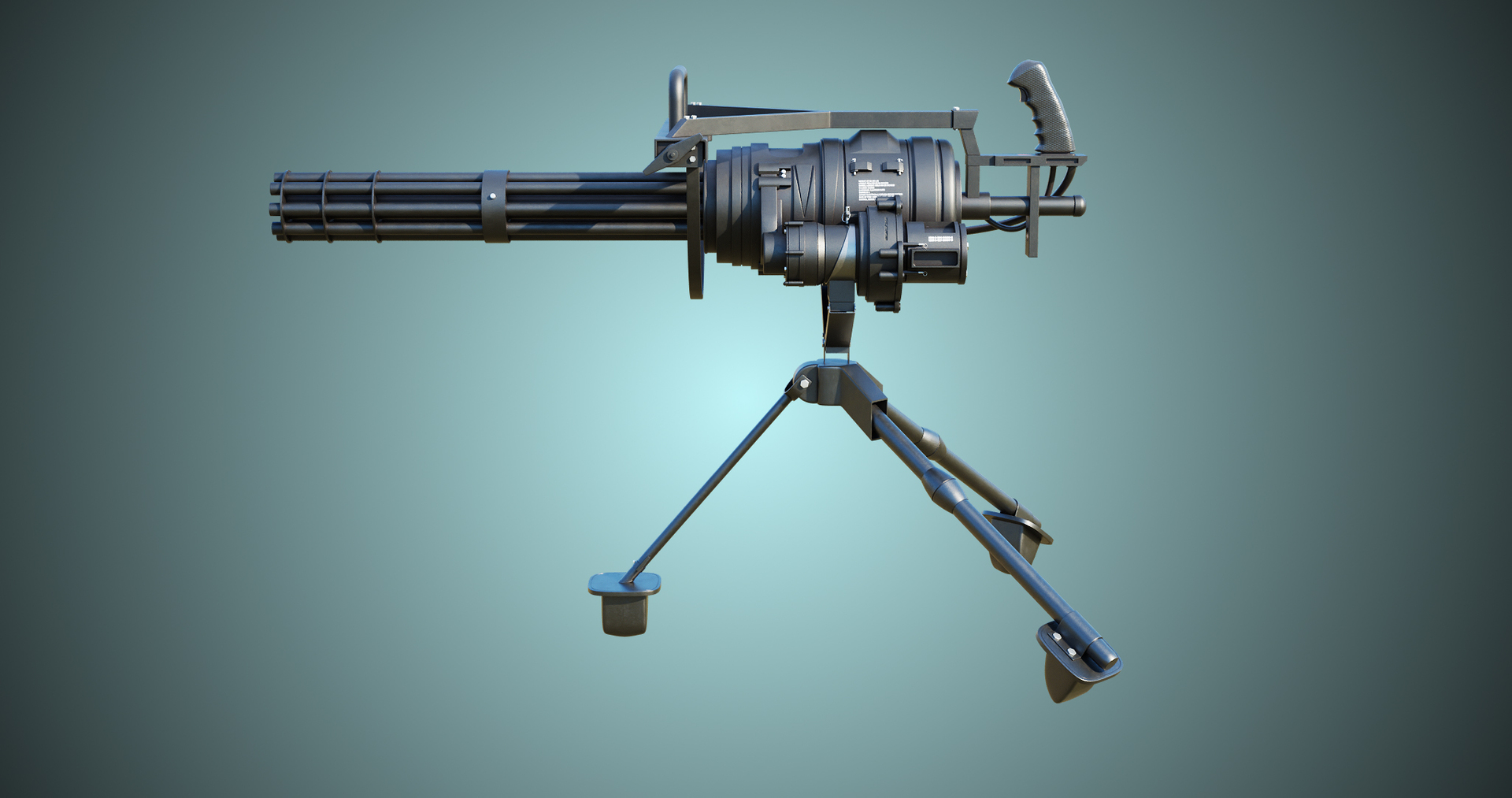 4 Machine Guns All PBR Unity UE Textures Included 3D - TurboSquid 2239601