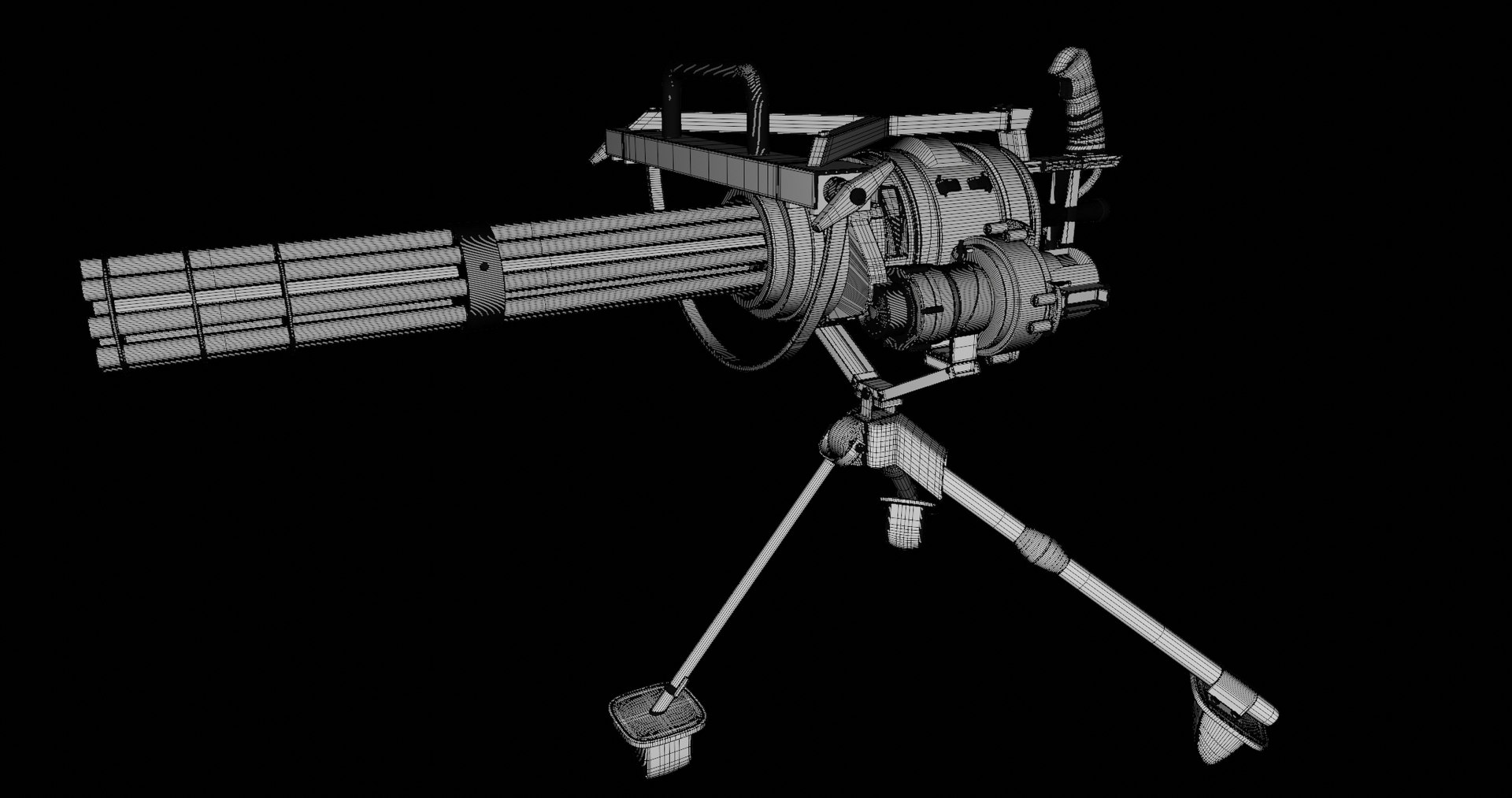 4 Machine Guns All PBR Unity UE Textures Included 3D - TurboSquid 2239601