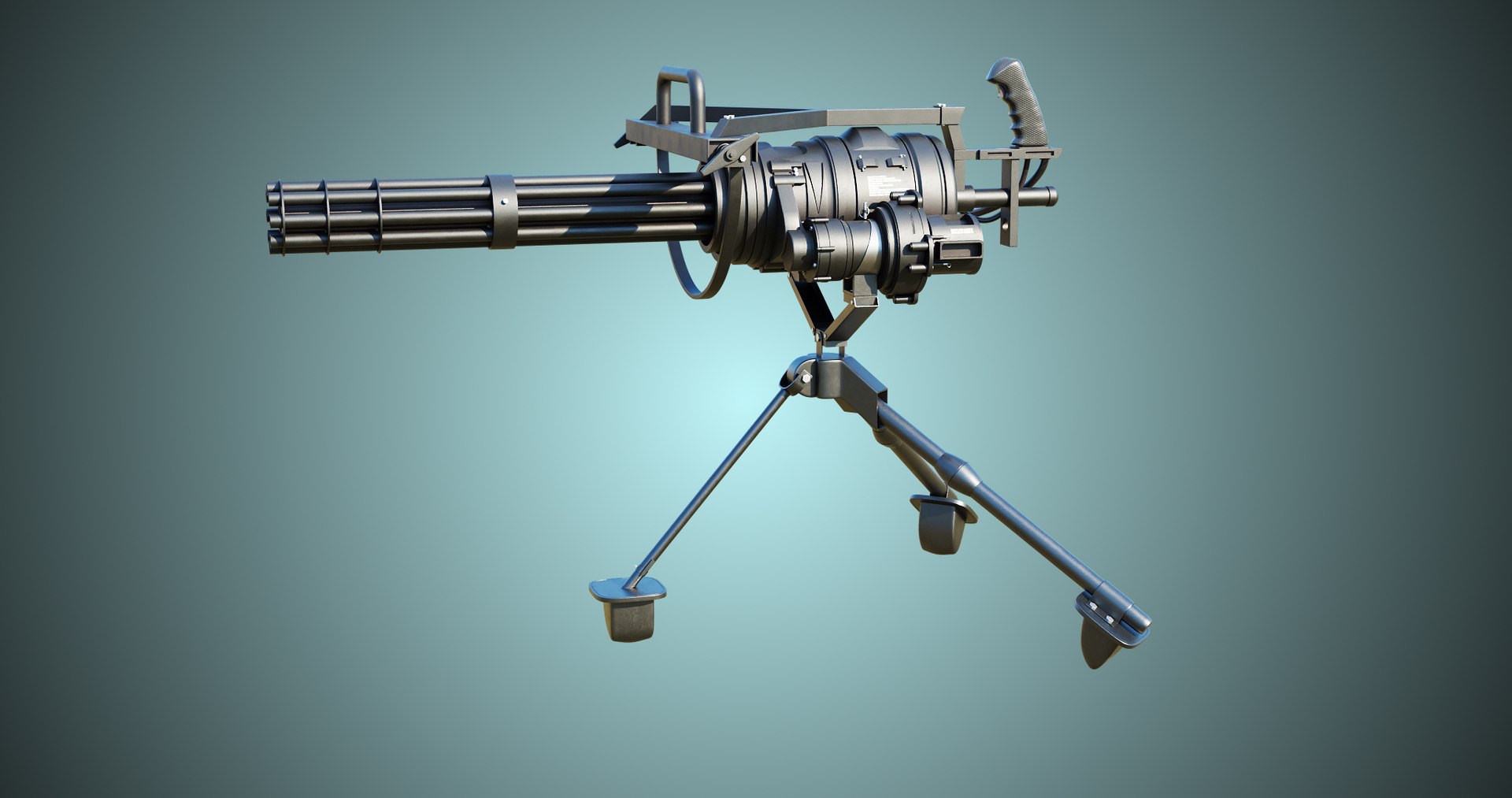 4 Machine Guns All PBR Unity UE Textures Included 3D - TurboSquid 2239601