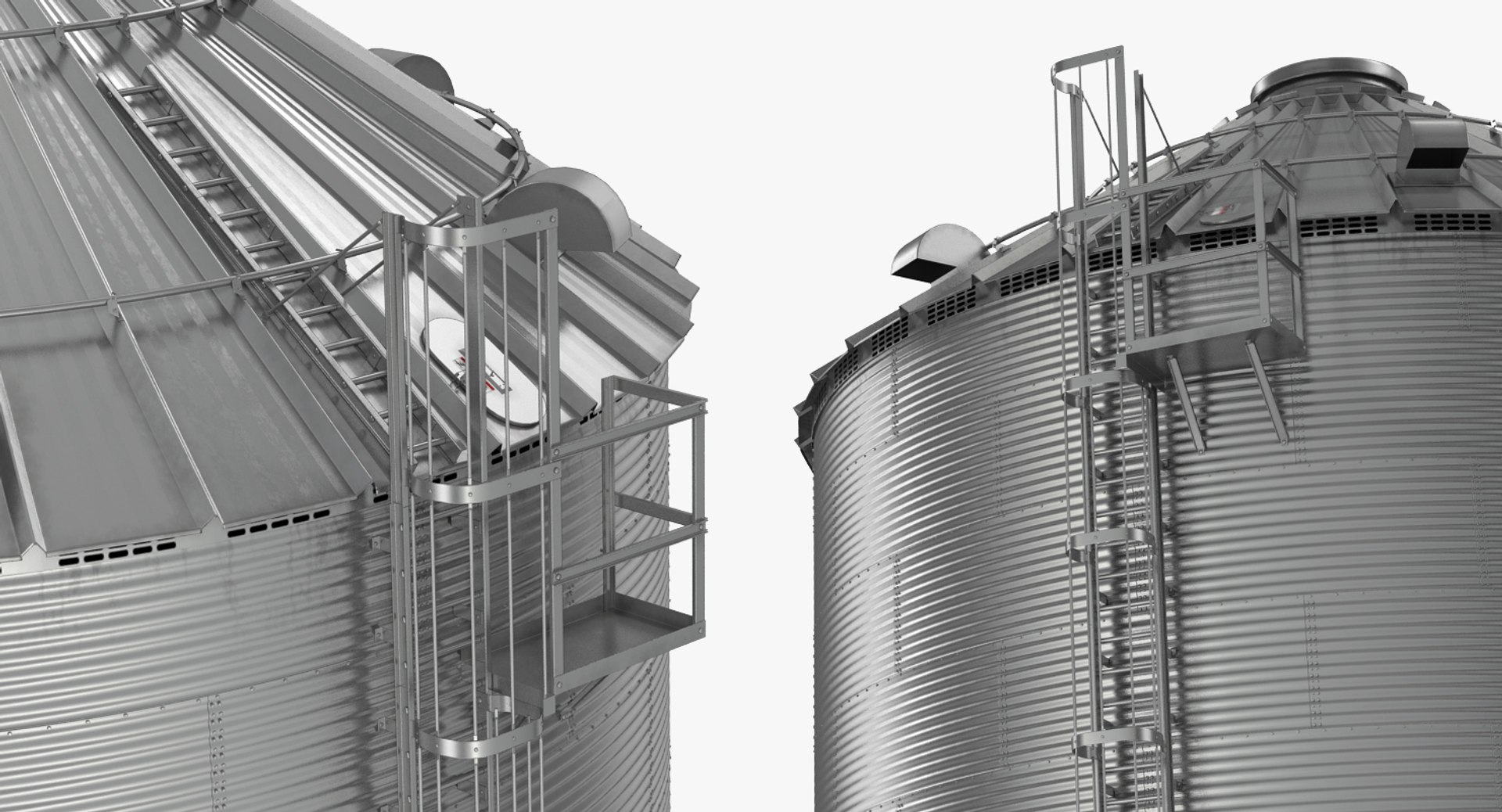 3d Model Grain Bin
