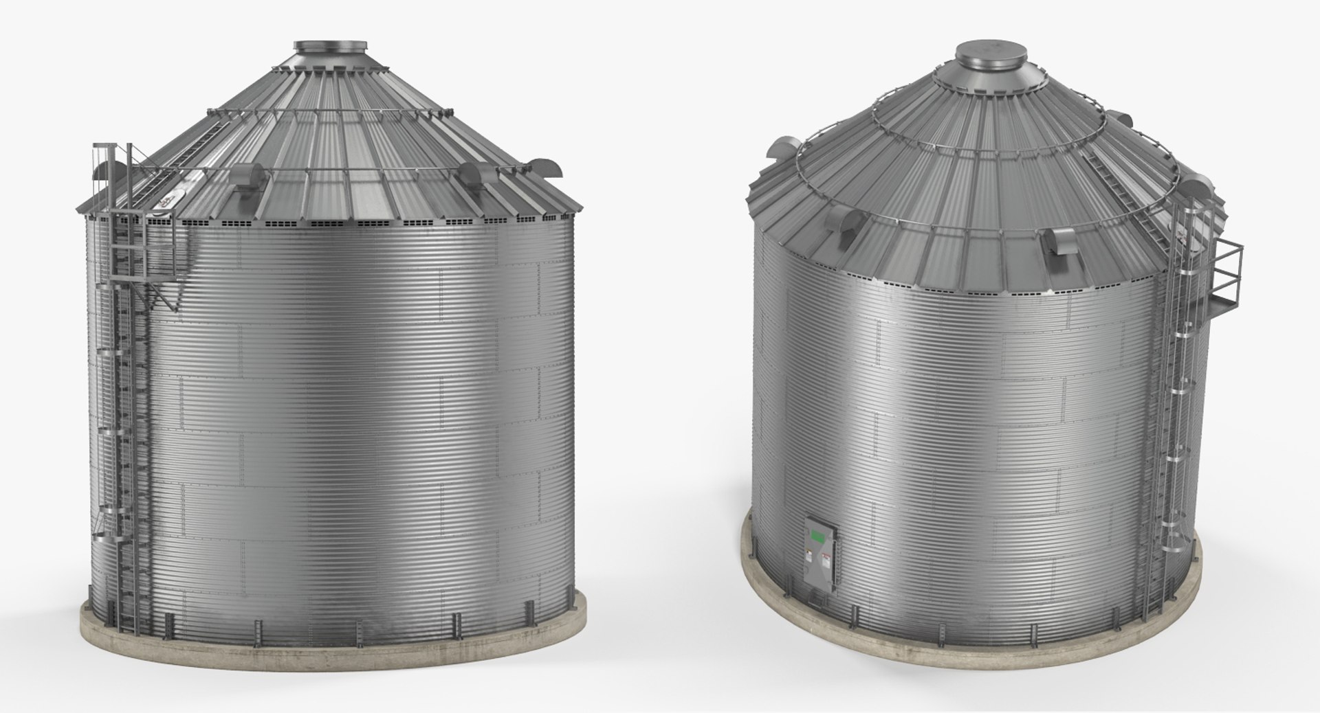 3d Model Grain Bin