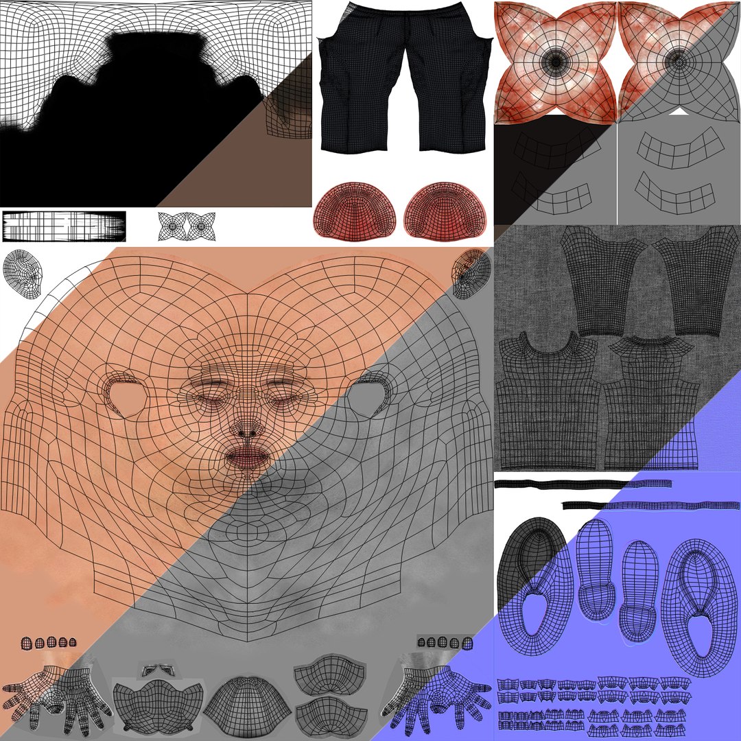 3d Model Man Character - Rig