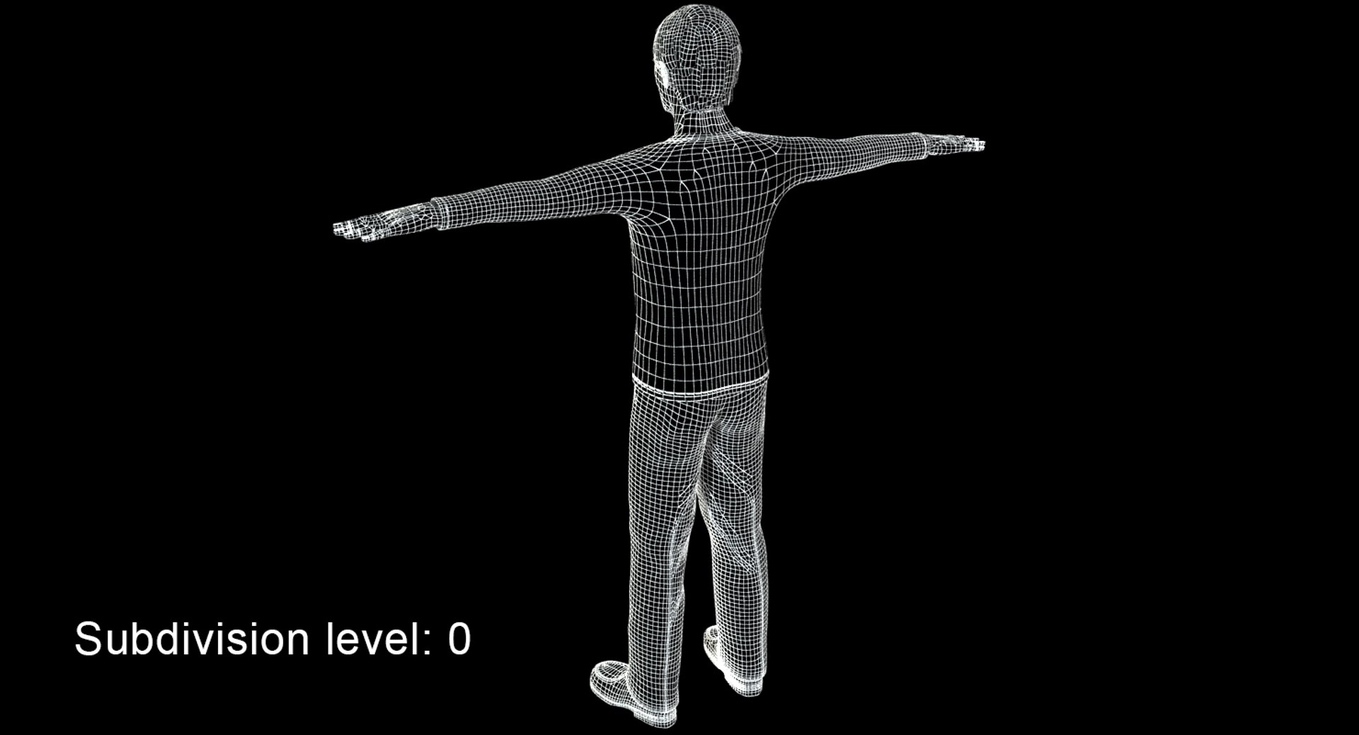 3d Model Man Character - Rig