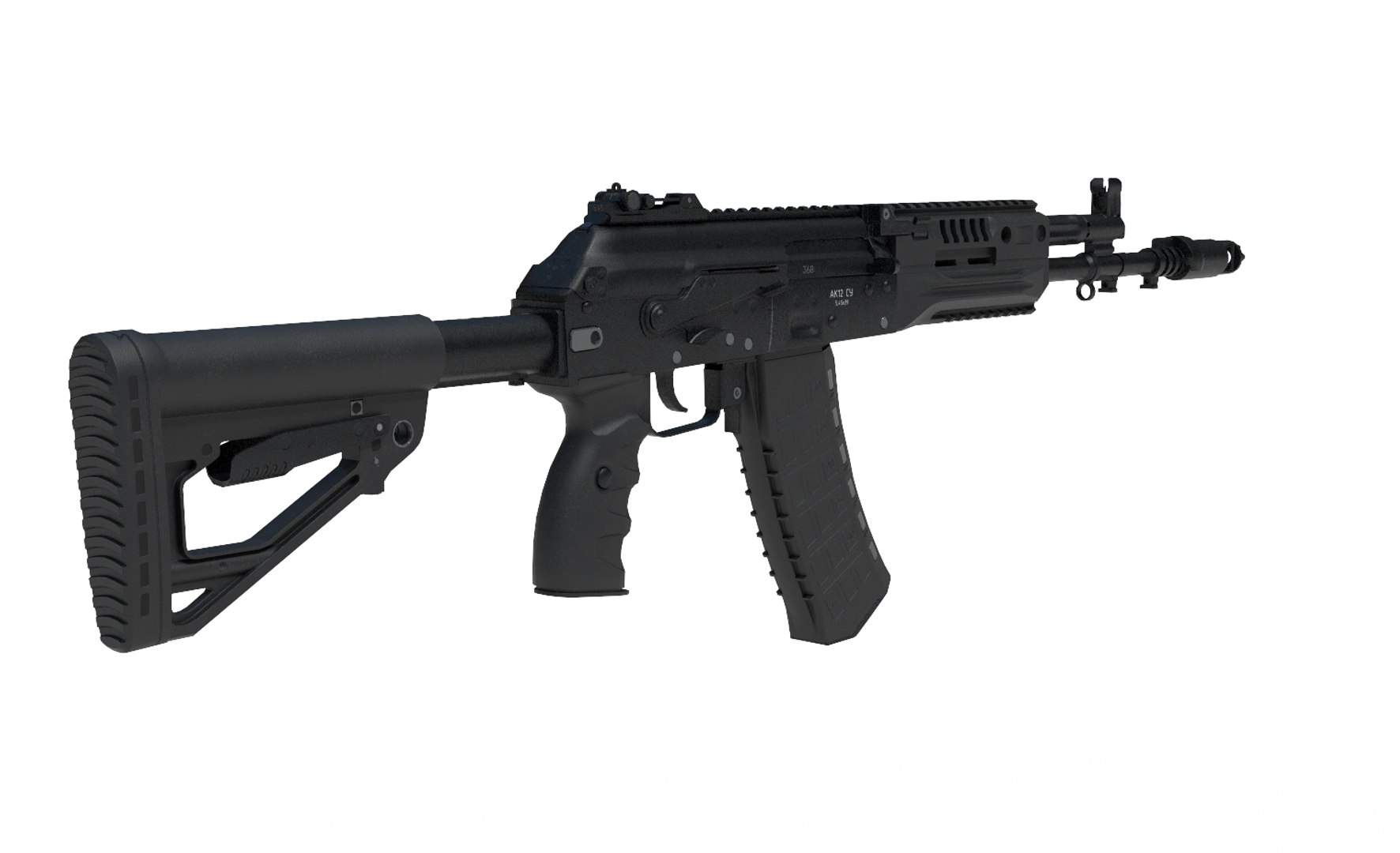 Ak-12 Assault Rifle 2020 3D Model - TurboSquid 1647221