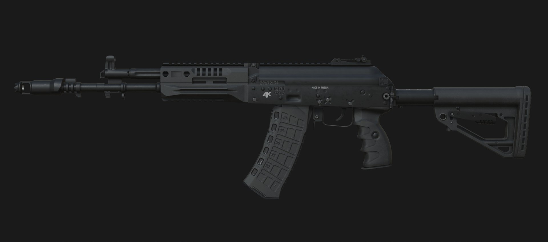 Ak-12 Assault Rifle 2020 3D Model - TurboSquid 1647221