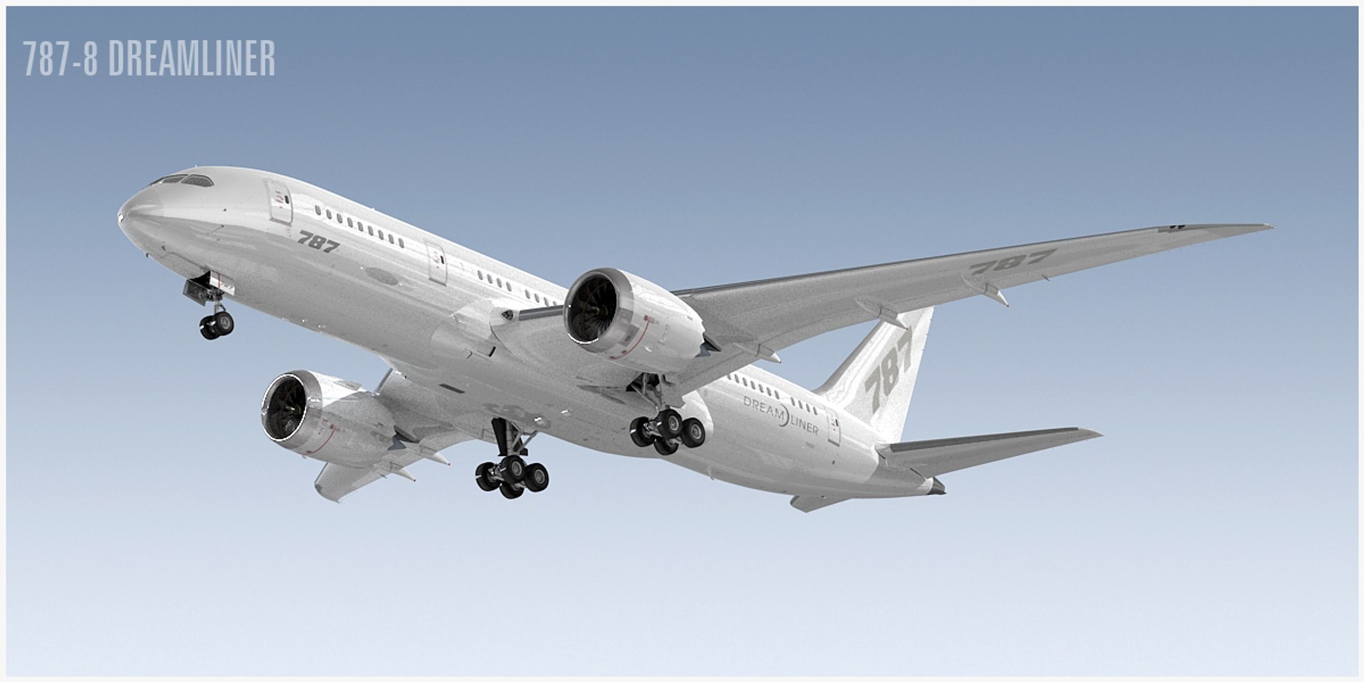 Boeing 787 Dreamliner Family 3D - TurboSquid 1473532