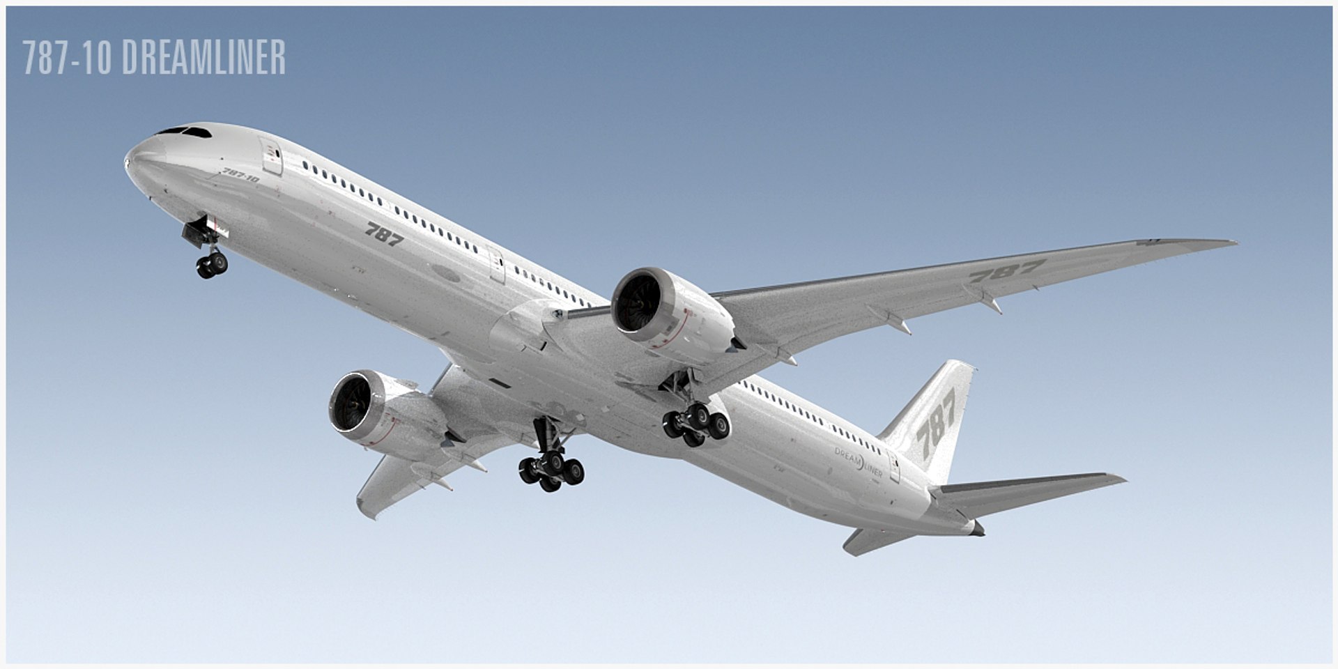 Boeing 787 Dreamliner Family 3D - TurboSquid 1473532