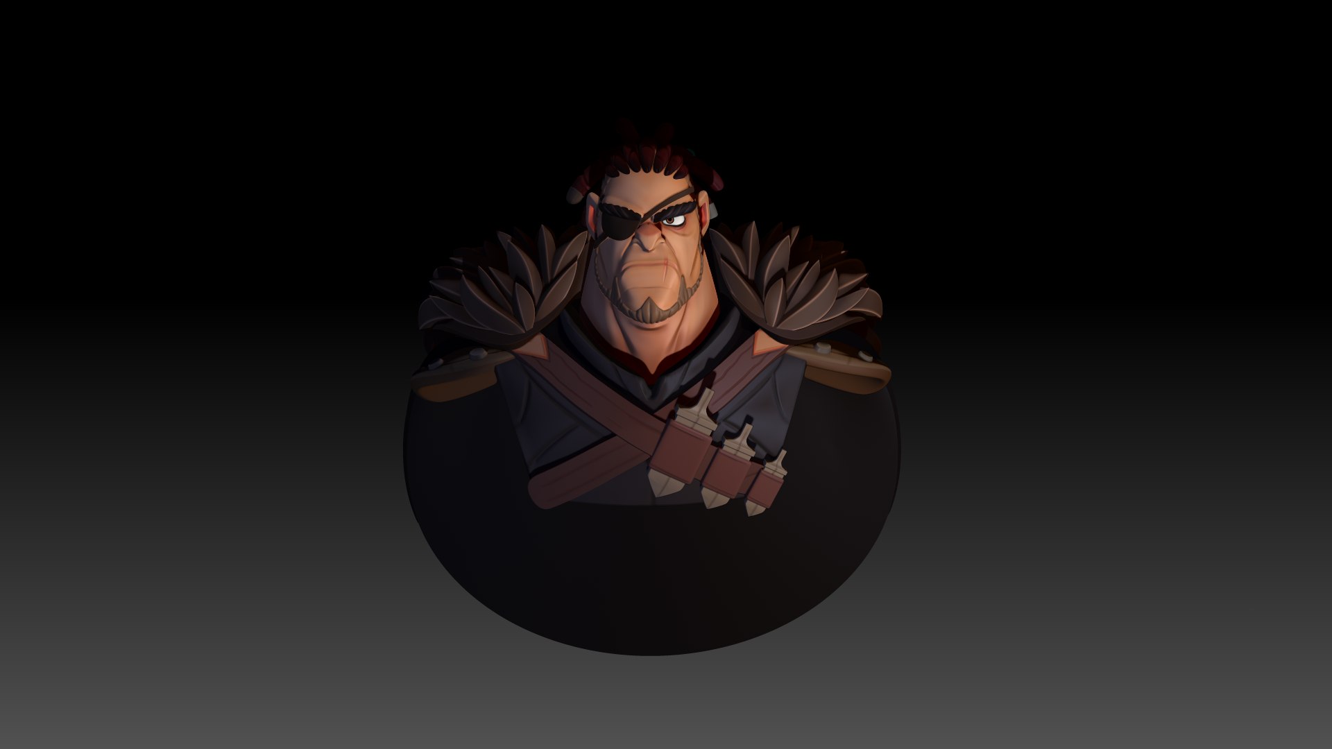 3D Stylized Bust Model - TurboSquid 1813673