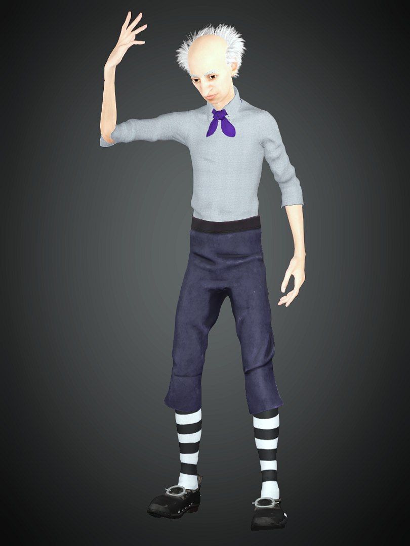 Cartoon Rigged Old Man-Sami Character 3D Model 3D model - TurboSquid ...