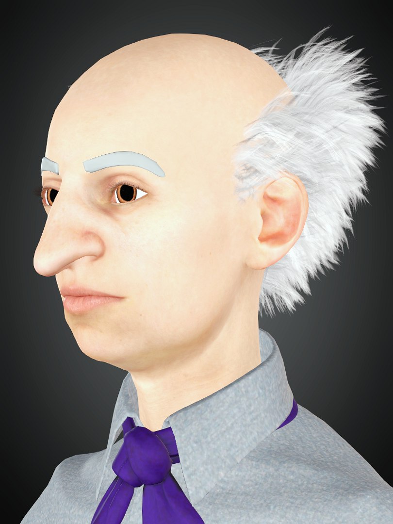 Cartoon Rigged Old Man-Sami Character 3D Model 3D model - TurboSquid ...