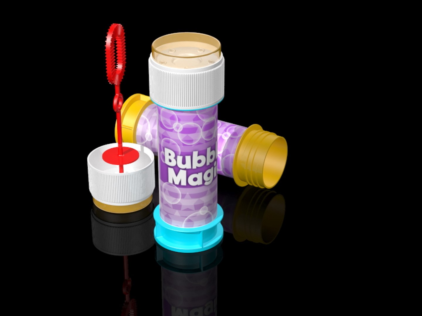 Bubble Formula Solution 3d Model