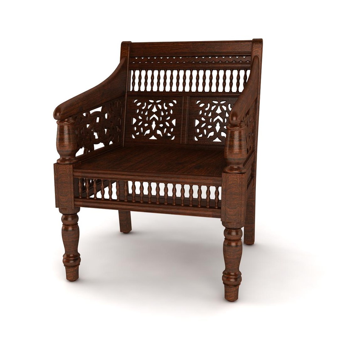 3d Model Hand Carved Maharaja